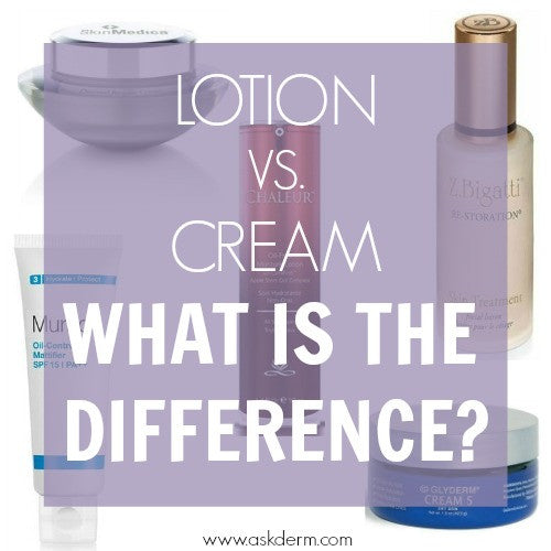 Lotion vs. Cream - What Is the Difference? – askderm